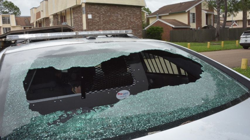 BRPD vehicle struck by gunfire as officer patrolled for potential crime ...