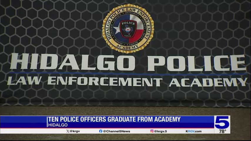 Ten officers graduate from Hidalgo police academy