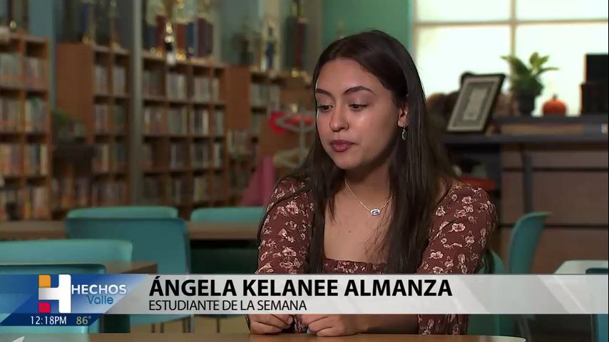 Estudainte de la semana: Angela Kelanee Almanza