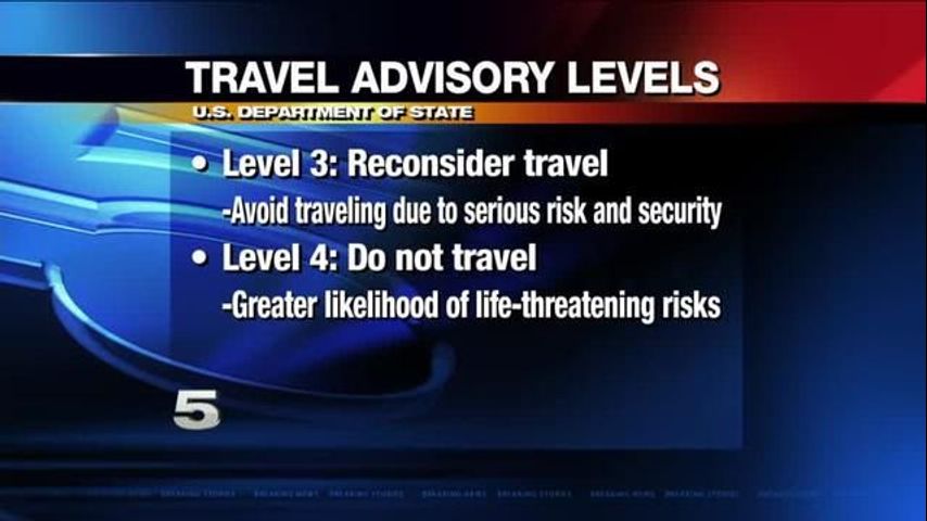 State Dept. Issues New Travel Advisory Threat Levels