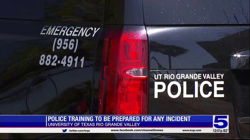 UTRGV police taking part in multiple safety trainings