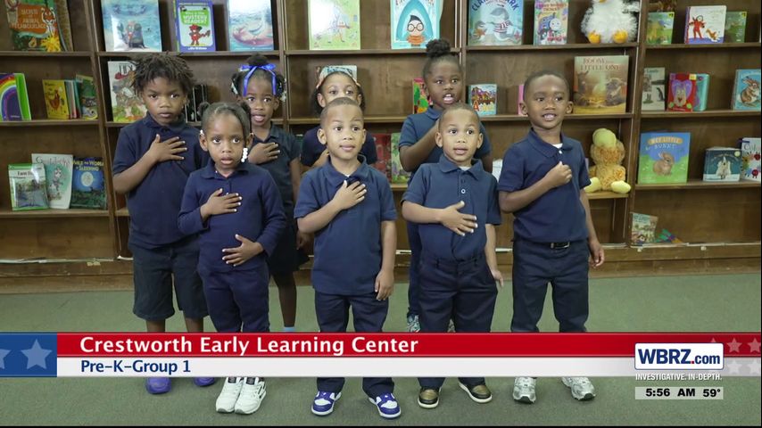 The Pledge of Allegiance, Crestworth Early Learning Center, Pre-K, Group 1