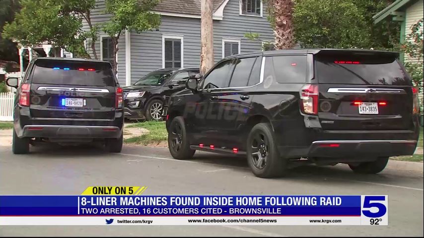 8-liner machines found inside Brownsville home following raid