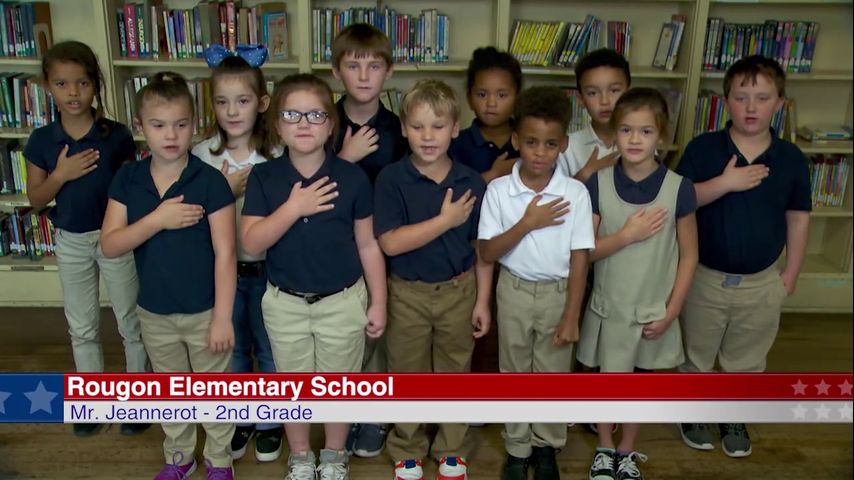 The Pledge of Allegiance: Rougon Elementary School - Mr. Jeannerot, 2nd ...