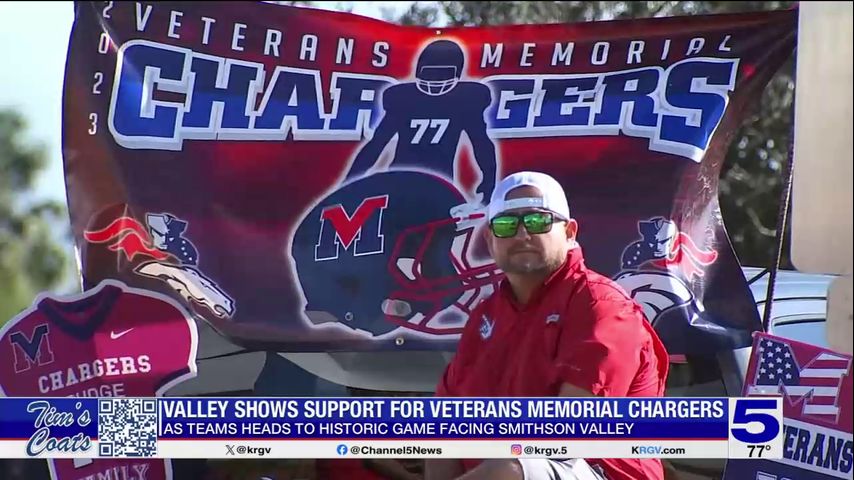 Fans show support for Veterans Memorial Chargers ahead of historic game