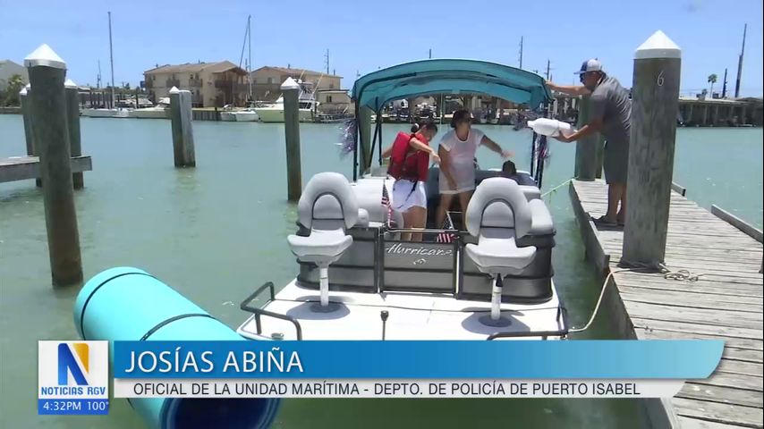 Realizan operativo marítimo en la Isla de Padre durante la celebración ...