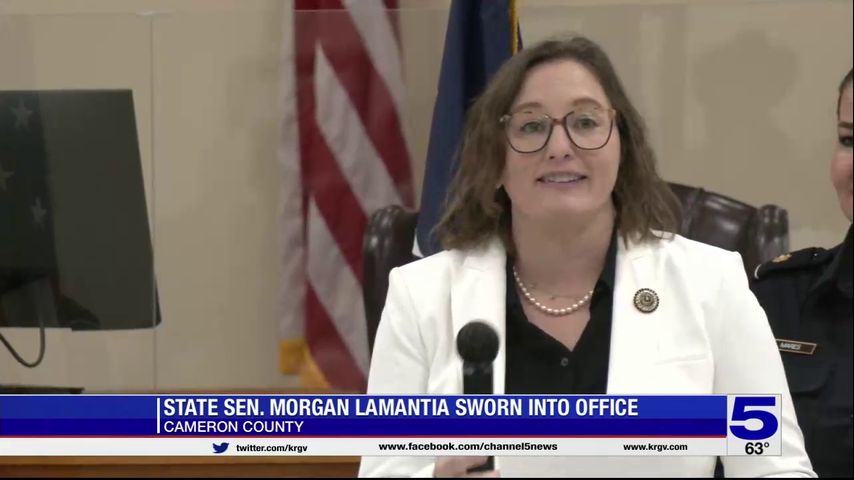 Newly elected State Sen. Morgan LaMantia sworn into office