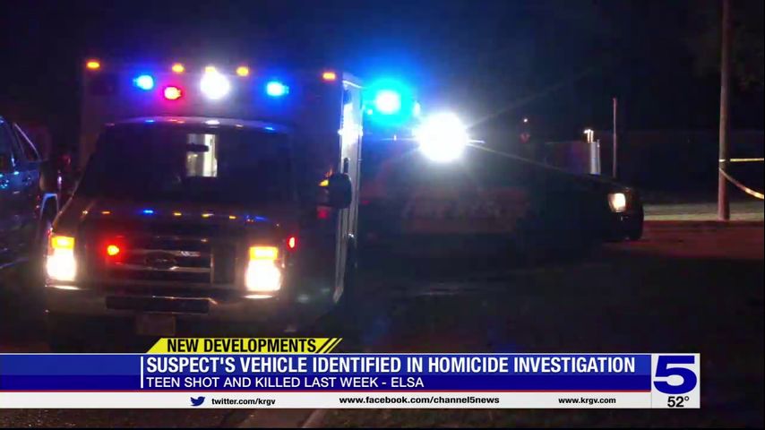 Suspect vehicle identified in connection with fatal shooting of Elsa teen