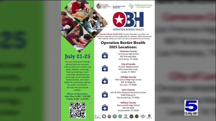 Operation Border Health offering free services for Valley residents