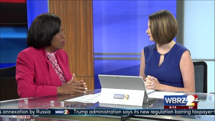 Broome discusses storm clean up, murder of Baton Rouge icon