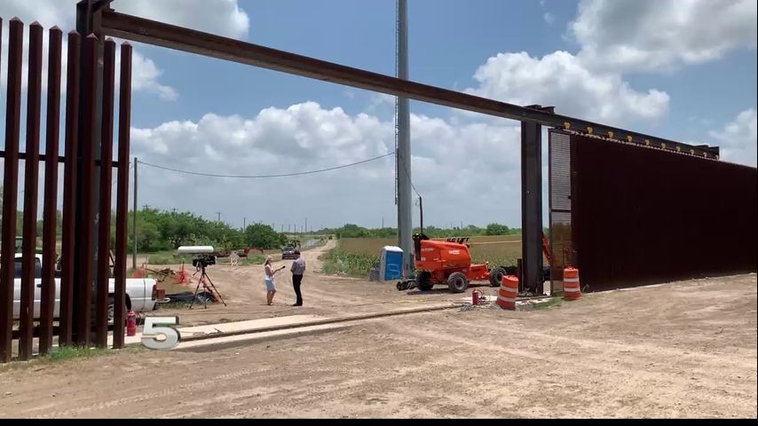 Gap Closures Along RGV Border Wall Making Progress