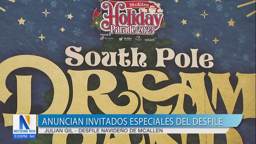 McAllen anuncia a su invitado especial para el desfile navideño