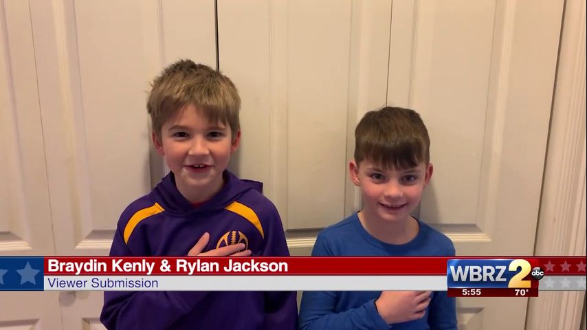 The Pledge of Allegiance: Braydin Kenly & Rylan Jackson - Viewer Submission