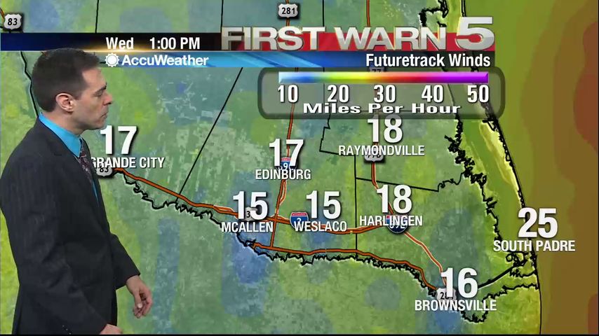 Monday's Weather 12 p.m.