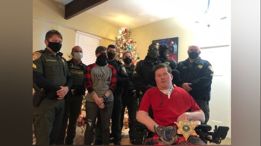 Resilient deputy who survived 2016 ambush visited by EBR Sheriff's ...