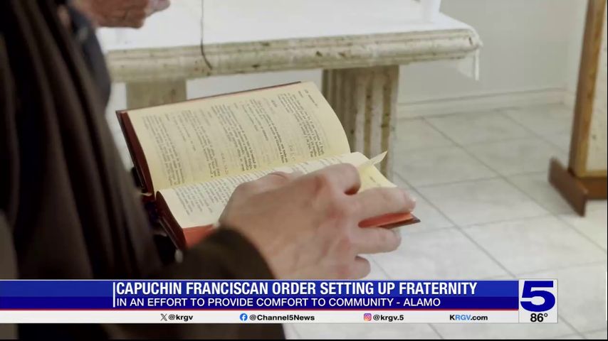 Franciscan friars setting up fraternity in Alamo to provide comfort to ...