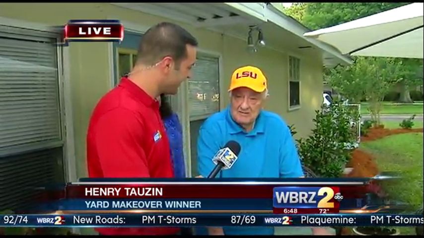 WBRZ Yard Makeover winner reveal