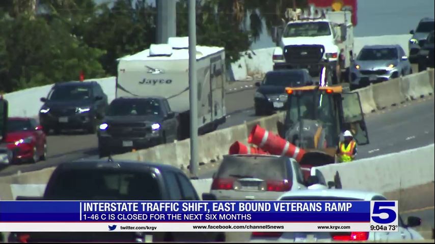 Traffic shift near Pharr interchange starts Saturday