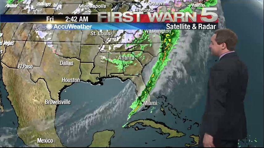 Friday's Weather 6 a.m.