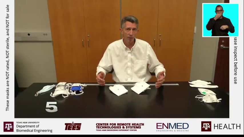 Texas A&M students research masks for personal protection