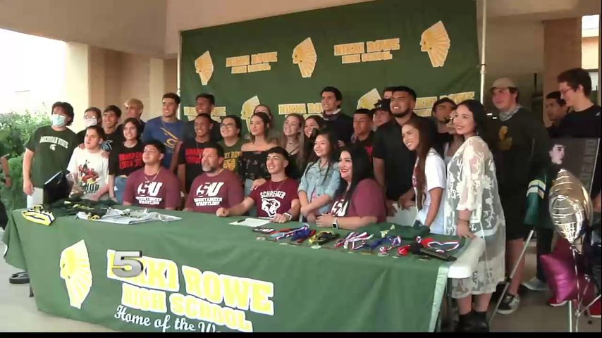 Pair Of Rowe Seniors Sign With Texas Programs