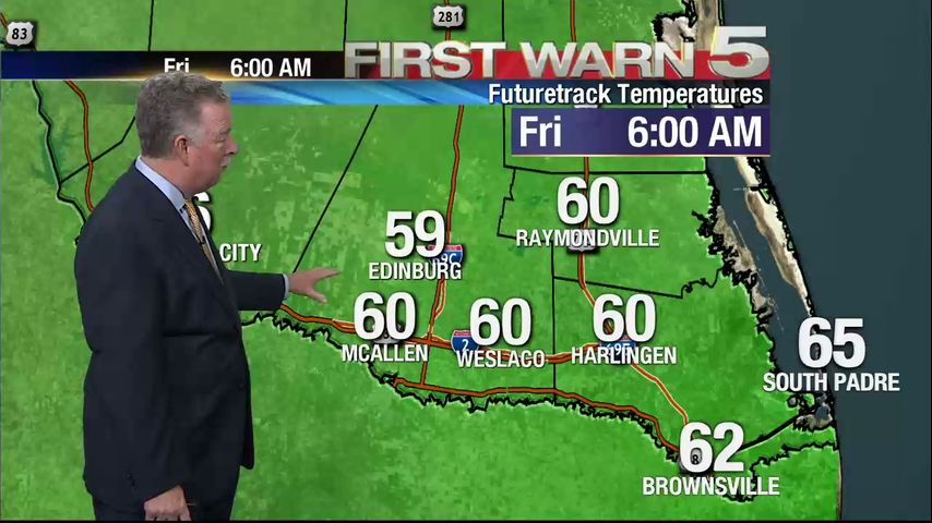 Thursday's Weather 5 p.m.