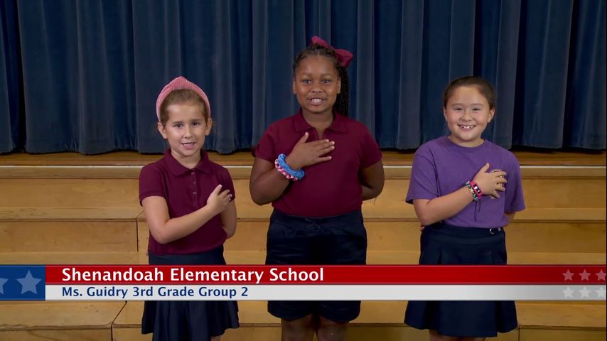 The Pledge of Allegiance - Shenandoah Elementary School - Ms. Guidry ...