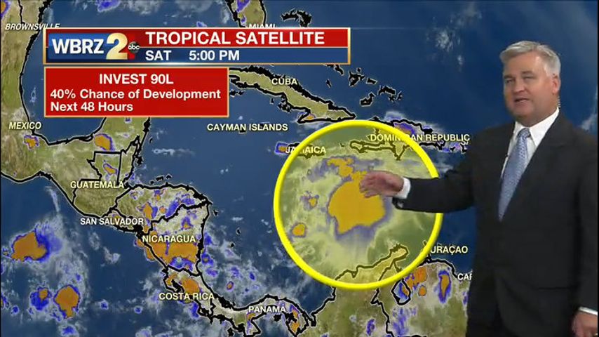 6 PM weathercast Saturday August 5th