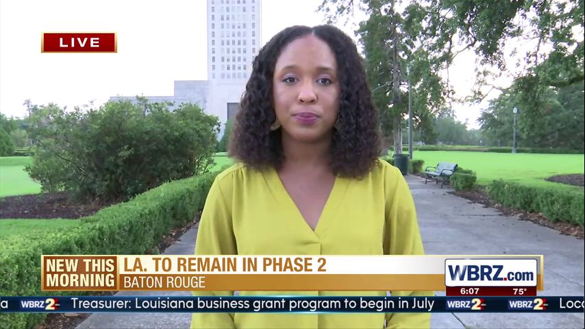 Louisiana to remain in Phase 2
