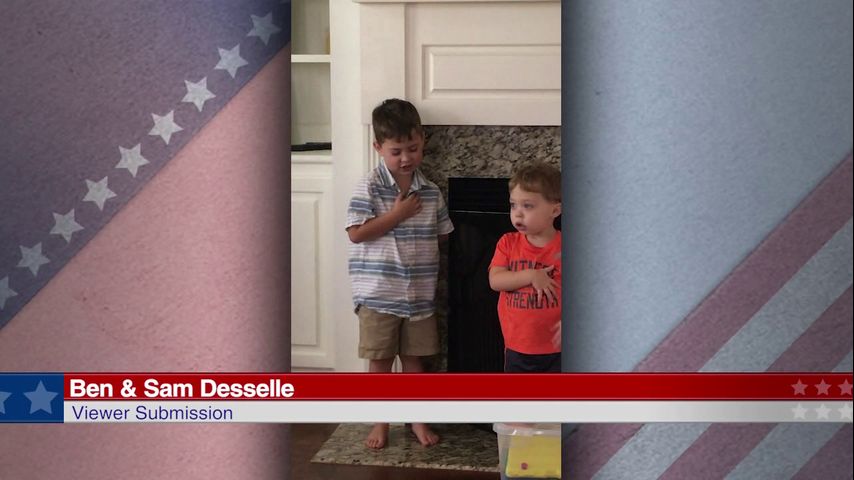 The Pledge of Allegiance: Ben & Sam Desselle - Viewer Submission
