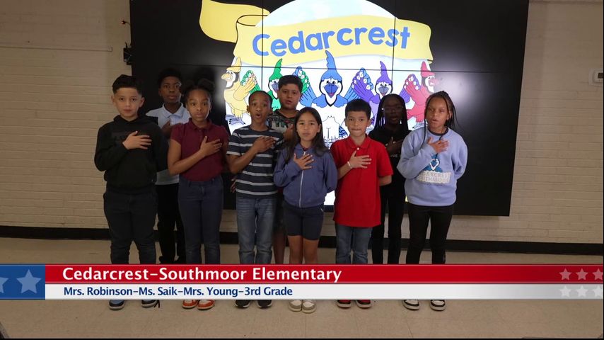 The Pledge of Allegiance (Cedarcrest-Southmoor Elementary, Mrs ...