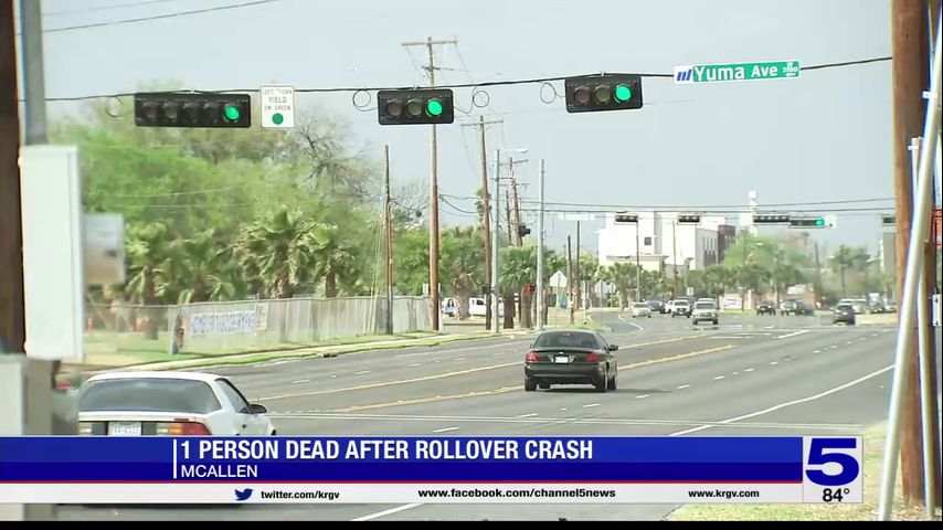 Police: 1 dead after vehicle collision in McAllen