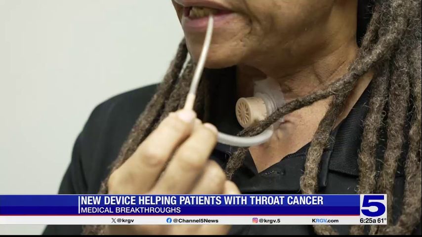 Medical Breakthroughs: New device helping patients with throat cancer