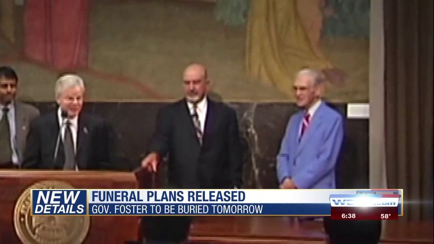 Funeral plans for the late Gov. Mike Foster