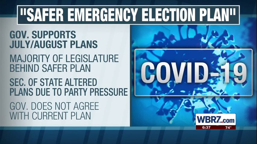 Governor calling for safer emergency election plan