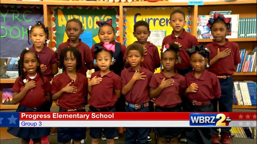 The Pledge of Allegiance: Progress Elementary School, Group 3