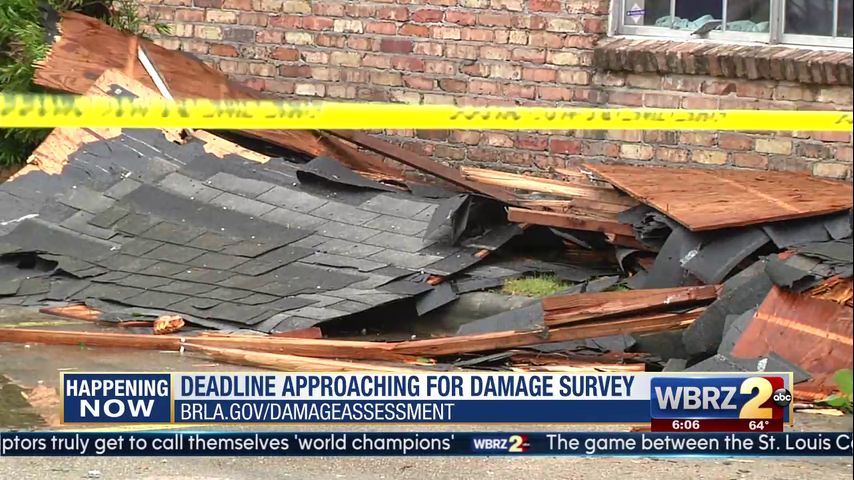 Deadline for damage survey approaches