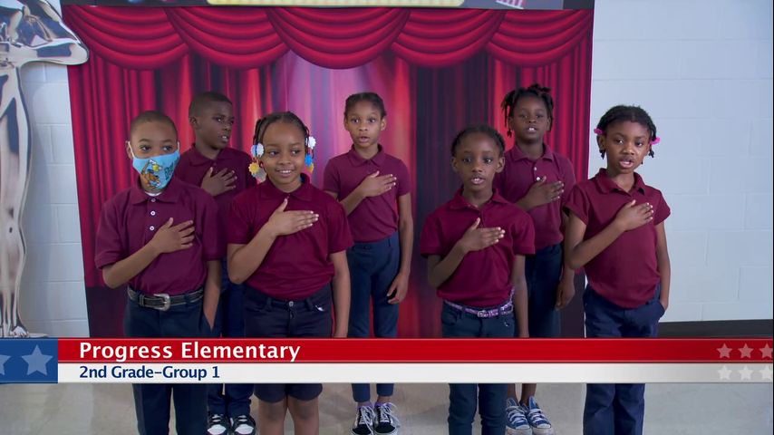 The Pledge of Allegiance - Progress Elementary - 2nd Grade Group 1