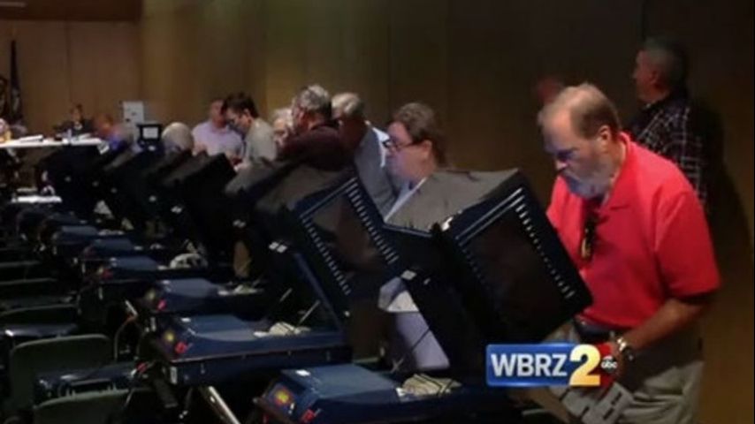 Lawmakers drain Louisiana voting machine replacement fund