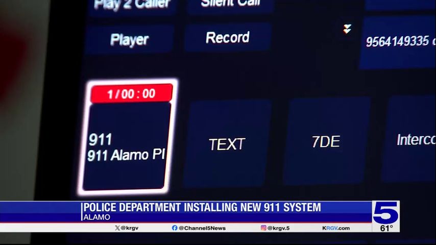 Alamo police install new 911 system