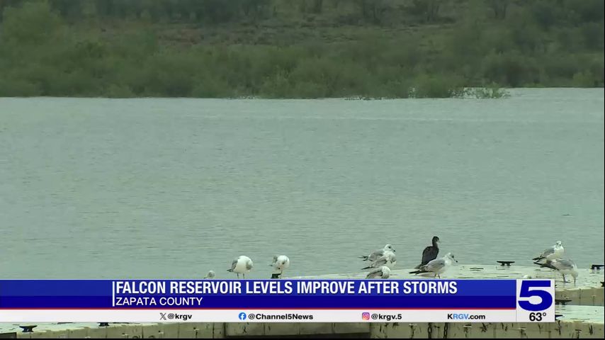 Falcon Reservoir levels in Zapata County improve after storms
