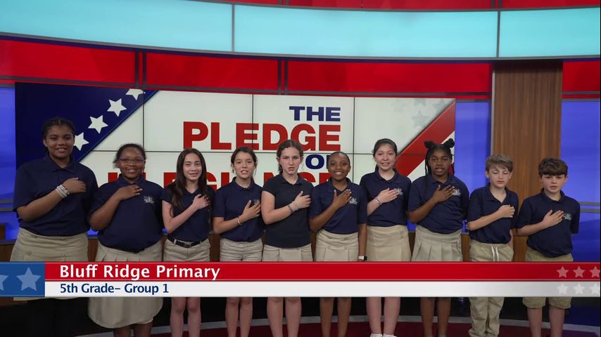 The Pledge of Allegiance - Bluff Ridge Primary- 5th Grade Group 1