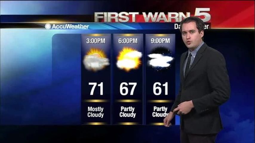 Sunday's 9:00 AM Weather