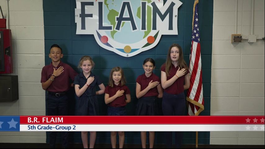 The Pledge of Allegiance - B.R. FLAIM - 5th Grade - Group 2