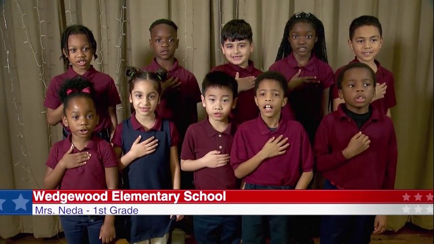The Pledge of Allegiance: Wedgewood Elementary School - Mrs. Neda, 1st ...