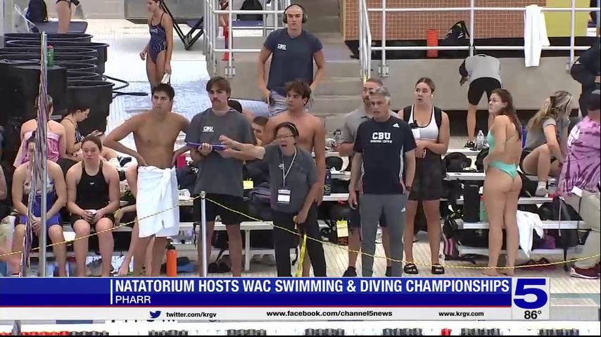 Pharr Natatorium hosts WAC Swimming & Diving Championships