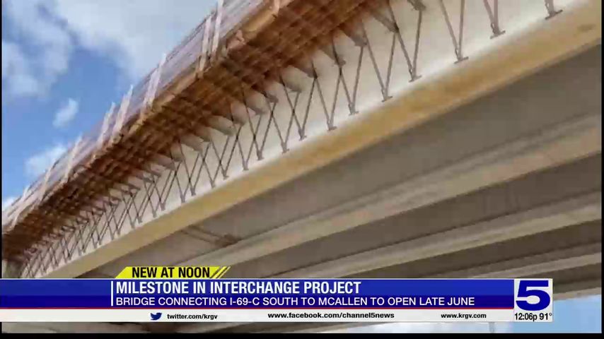 TXDoT crews reach milestone in I-2/I-69C Pharr interchange project