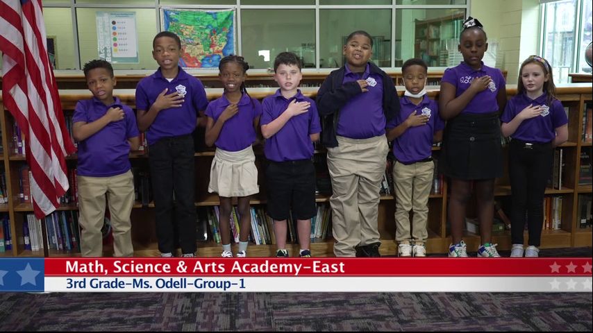 The Pledge of Allegiance, Math, Science and Arts Academy-East, Ms ...