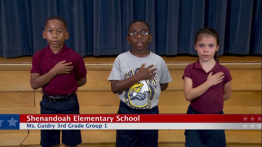 The Pledge of Allegiance - Shenandoah Elementary School - Ms. Guidry ...