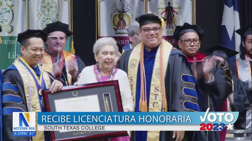 Mary Killoran recibe licenciatura honoraria de STC